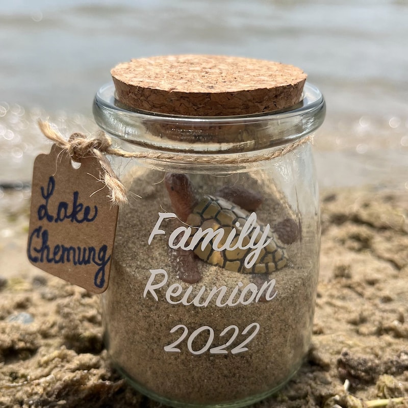 Shell and Sand Memory Jar - Etsy