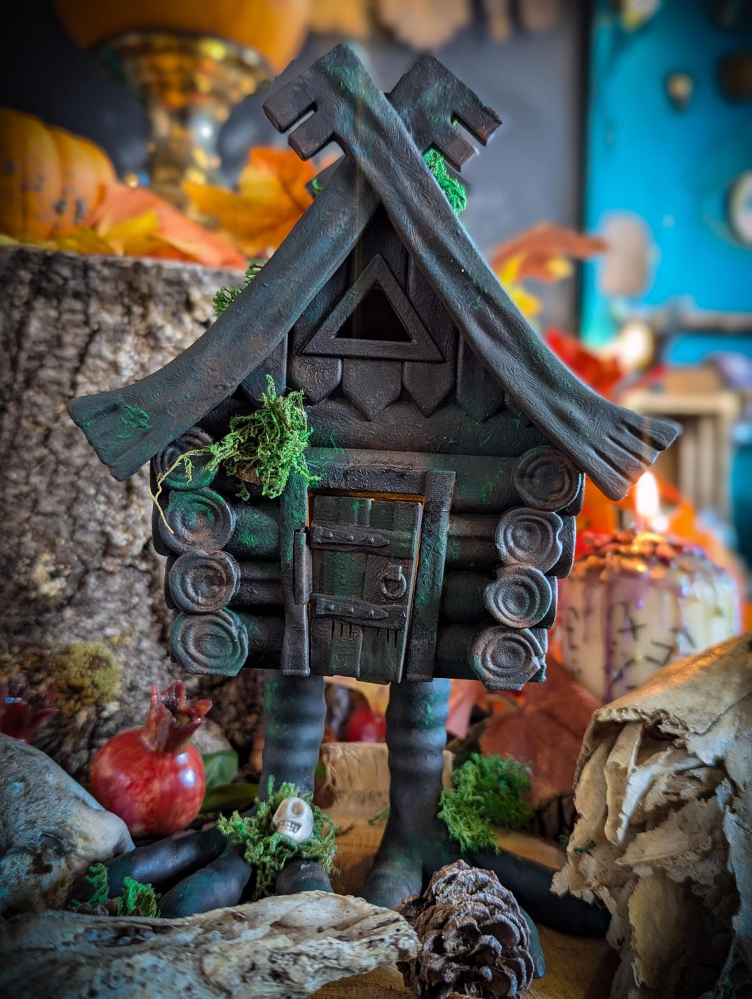 Baba Yaga Hut Candle Holder, Trinket Box - Etsy