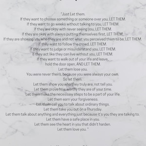 Let Them Poem 8.5x11 DIGITAL Print - Etsy