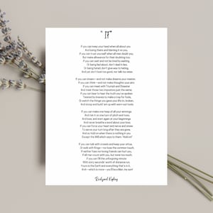 IF Poem 8.5x11 DIGITAL Print - Etsy