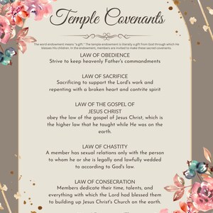 Temple Covenants *DIGITAL* Instant Download - Etsy