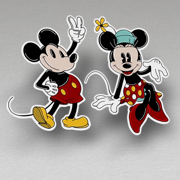 Mickey Stickers - Etsy