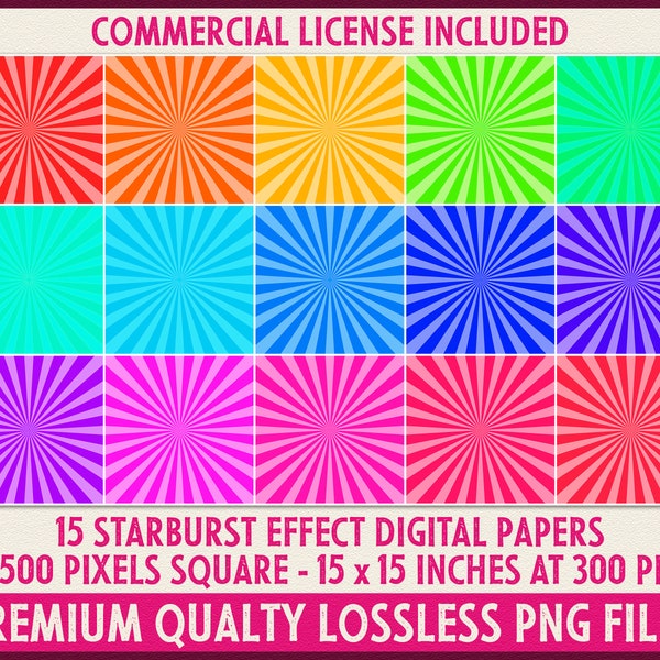 Rainbow Starburst - Etsy