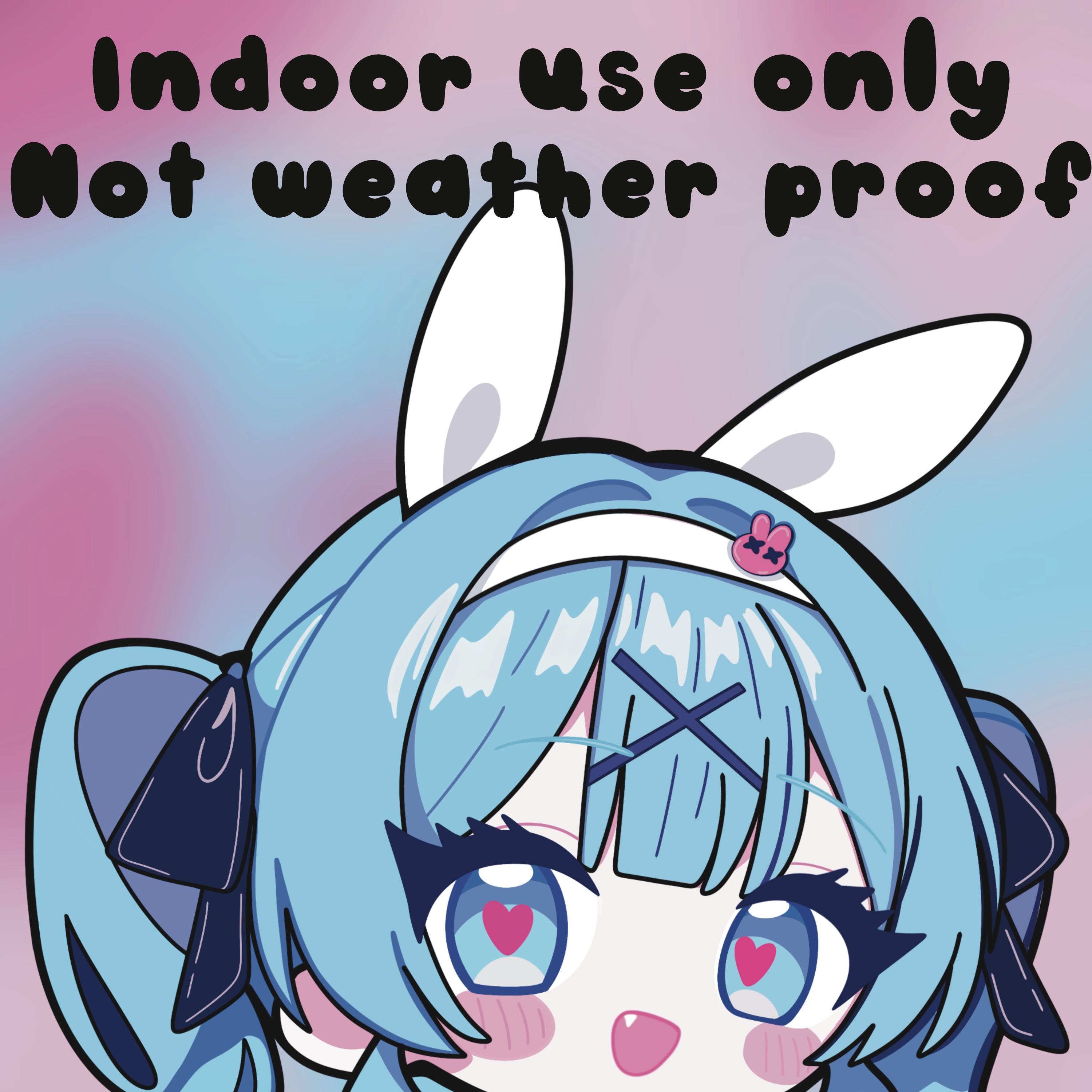Rabbit Hole Chibi Hatsune Miku Sticker and Peeker (not Weatherproof ...