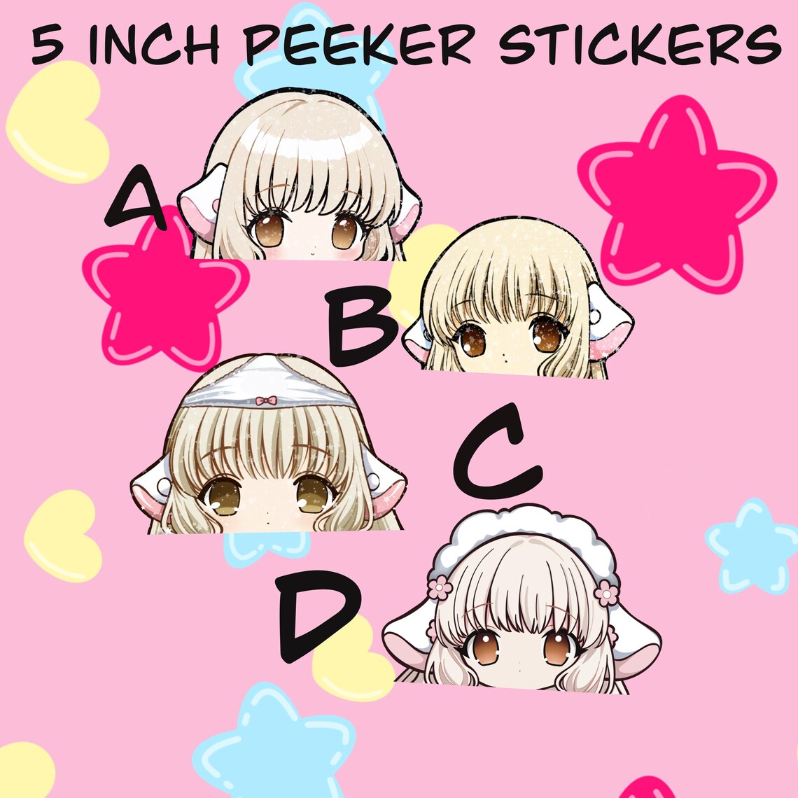Chobits Chi Peeker Sticker - Etsy