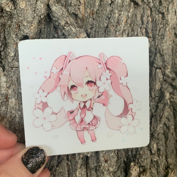 Sakura Miku Stickers - Etsy
