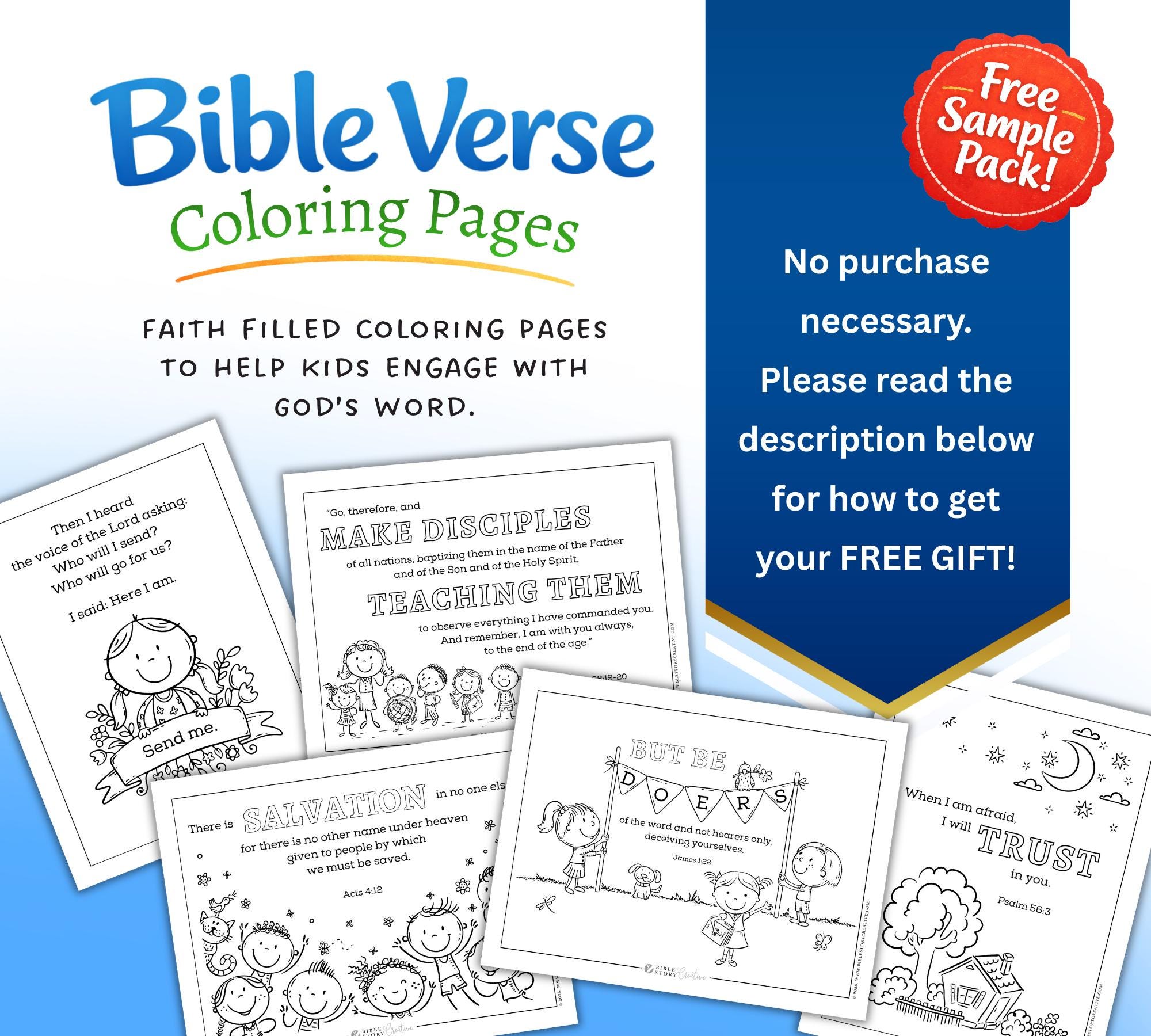 Hebrews 11:1 Bible Verse Coloring Page | KJV Printable for Kids ...
