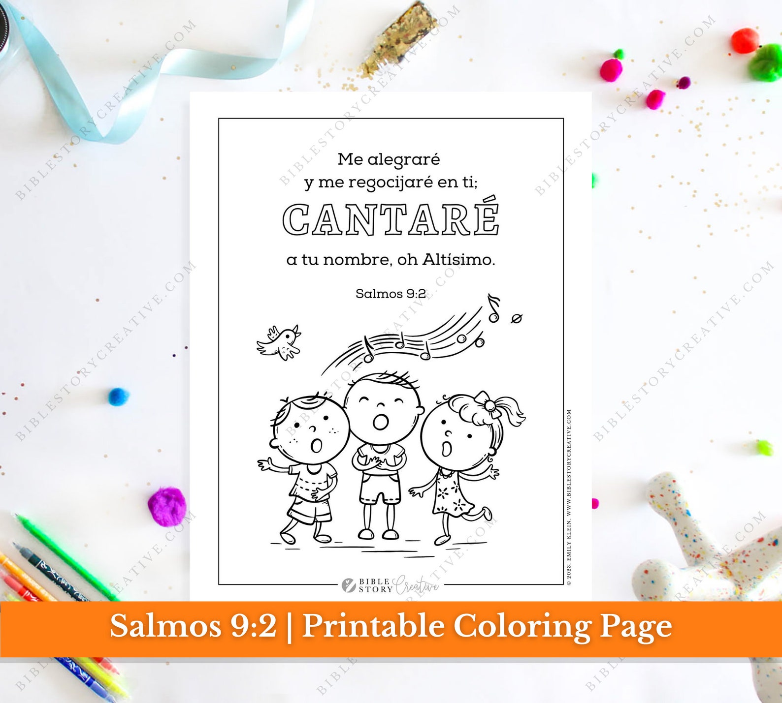 Salmos 9:2 | Spanish Bible Verse Printable Coloring Page for Kids | RV ...