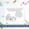 2 Timothy 1:7 Bible Verse Coloring Page – Faith, Power & Love ...