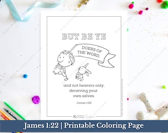 Mateo 24:35 Spanish Bible Verse Printable Coloring Page for Kids RV ...