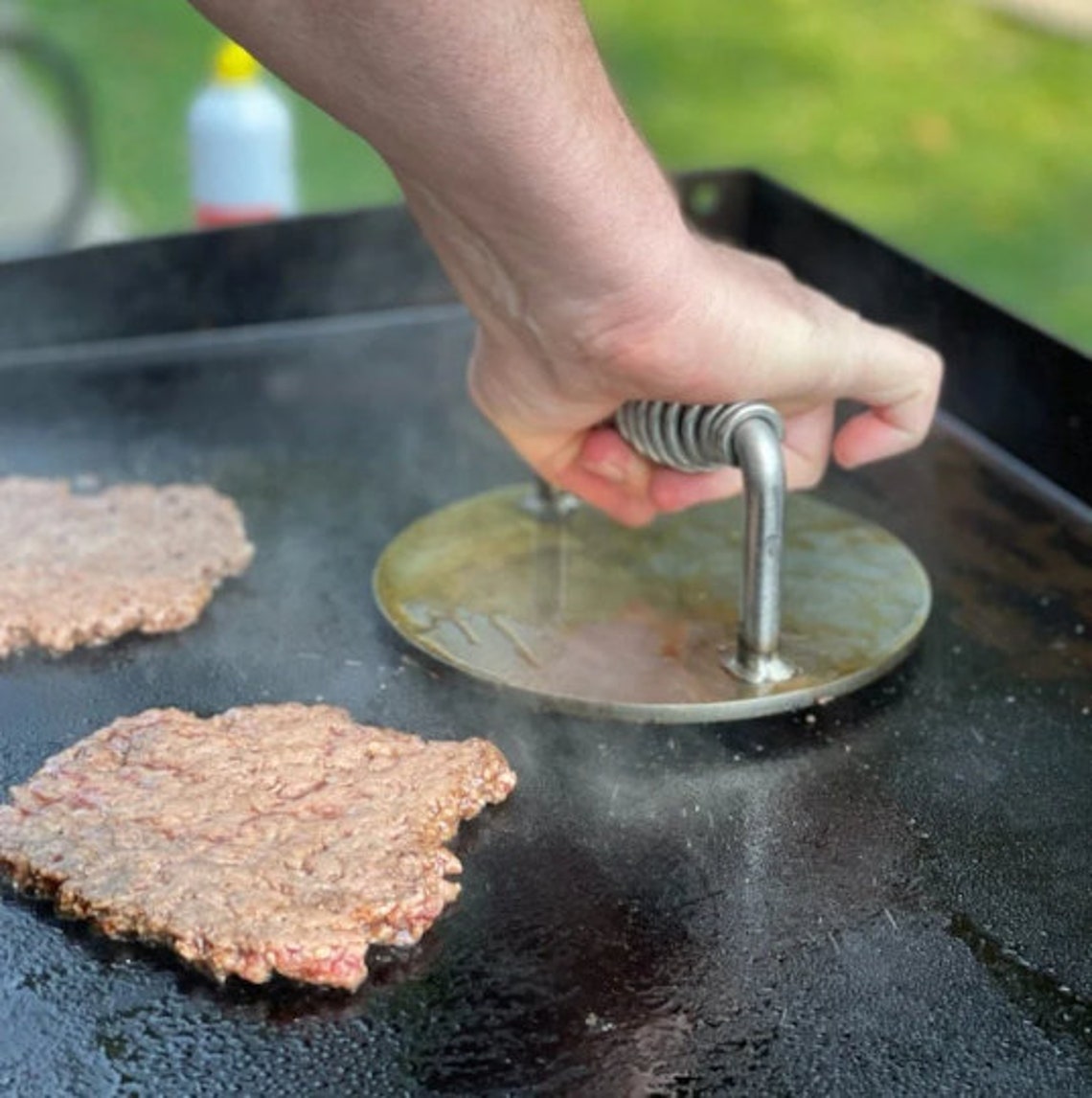 7 Diameter Smash Burger Press Metal Burger Press With - Etsy