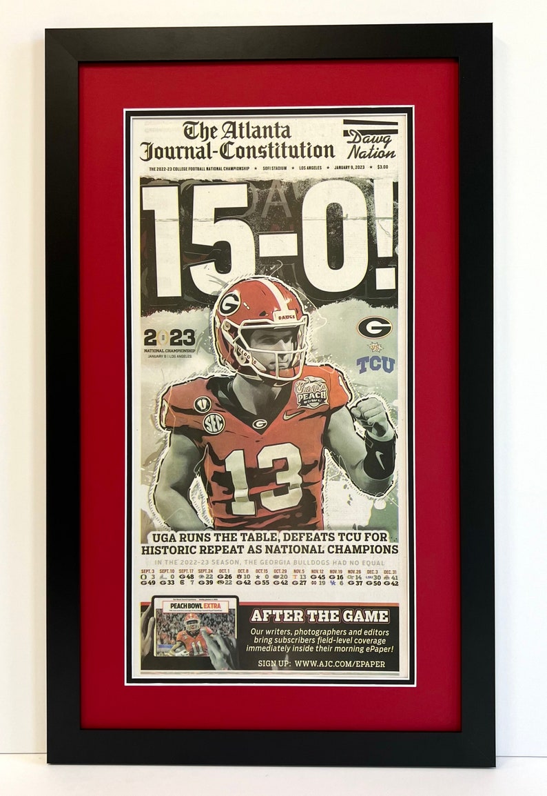 2022 & 2023 UGA Bulldogs College Football Playoffs National ...