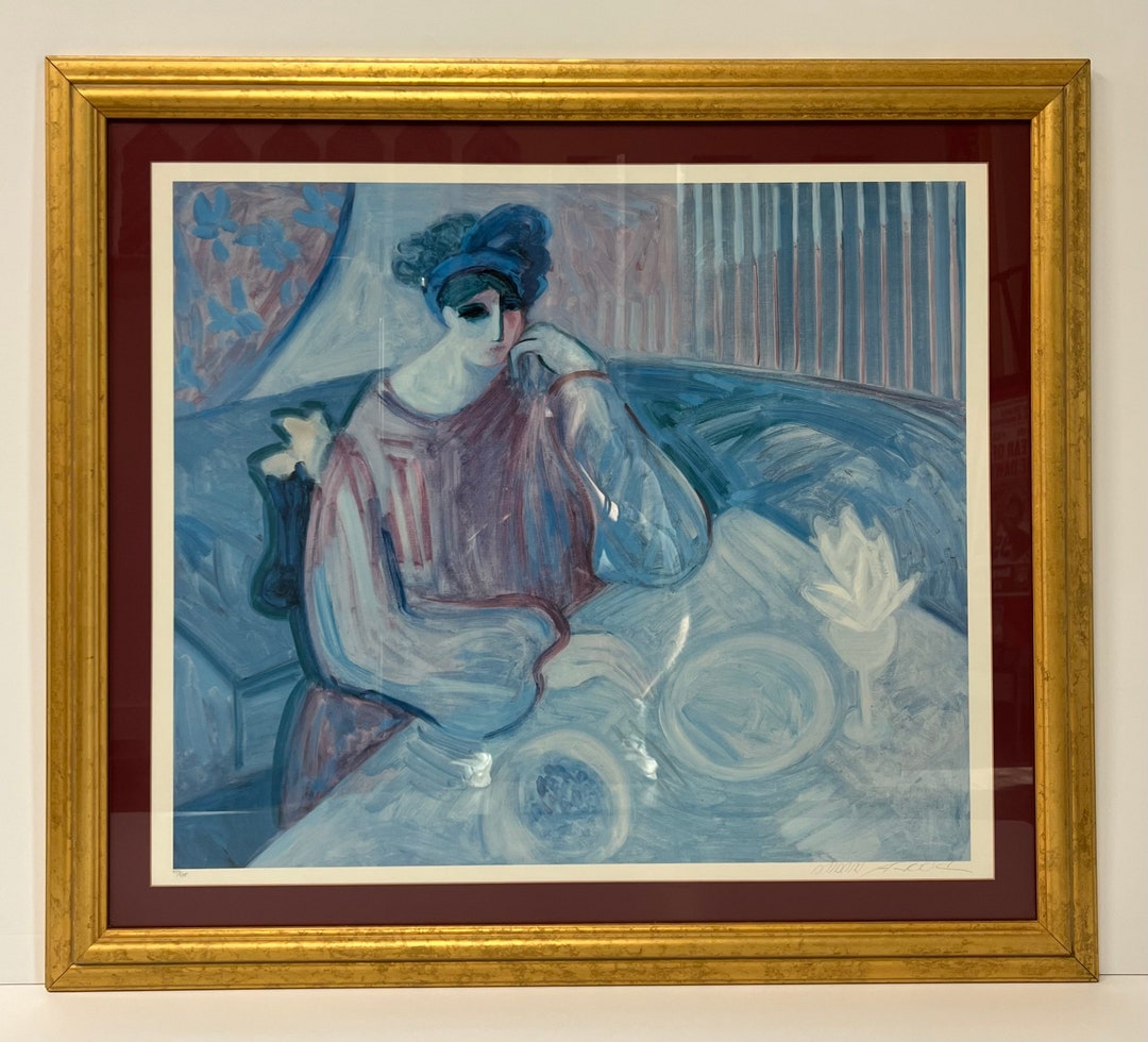 Barbara A. Wood “table for One” Signed Numbered #499/970 Framed Artwork ...