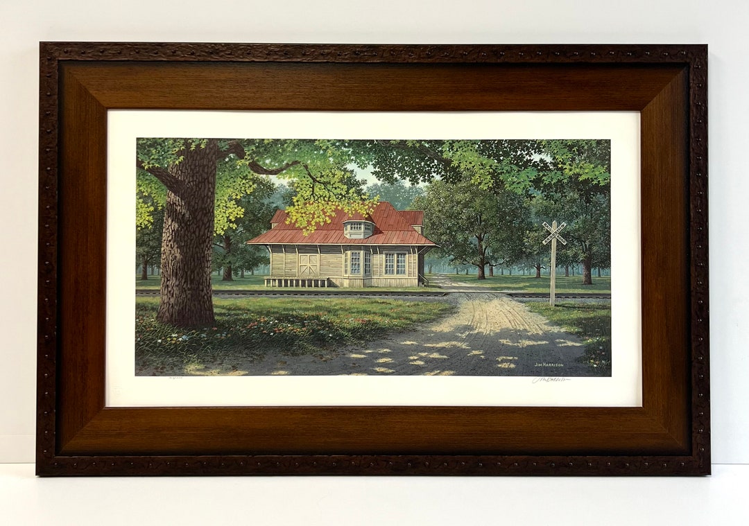 Jim Harrison “railroad Crossing” Signed Numbered #362/1500 Limited ...