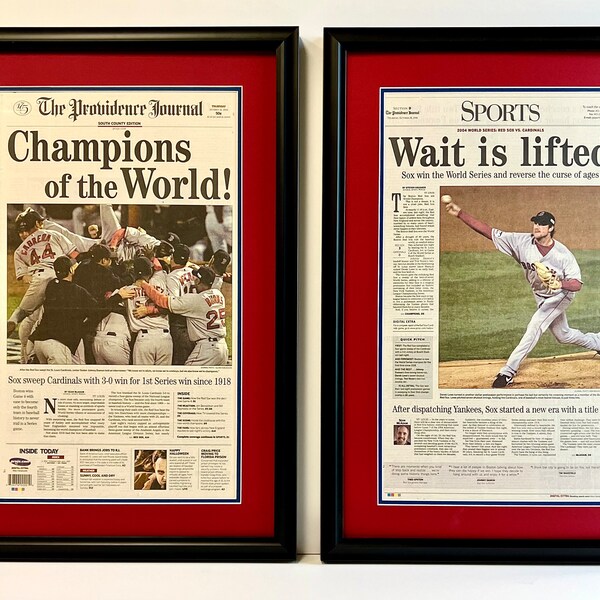 Red Sox World Series - Etsy