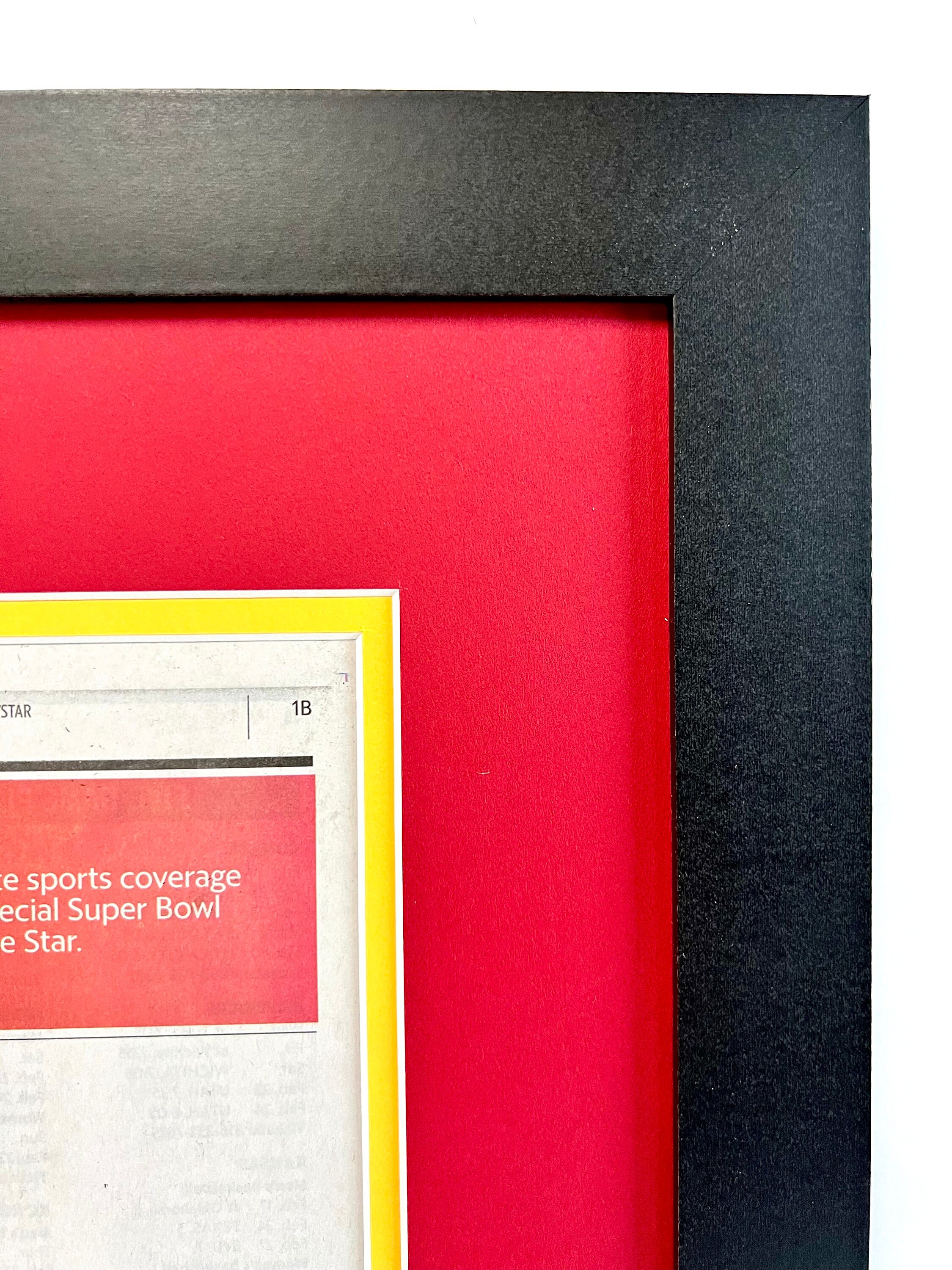 2023-2024 Kansas City Chiefs Super Bowl Championship Framed REAL ...