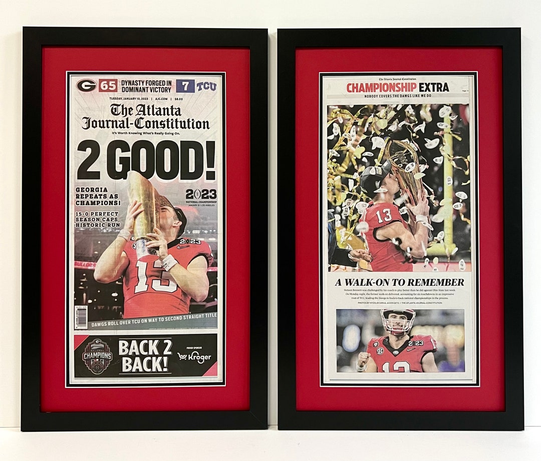 2* 2023 UGA Georgia Bulldogs Special Edition College Football Playoffs ...