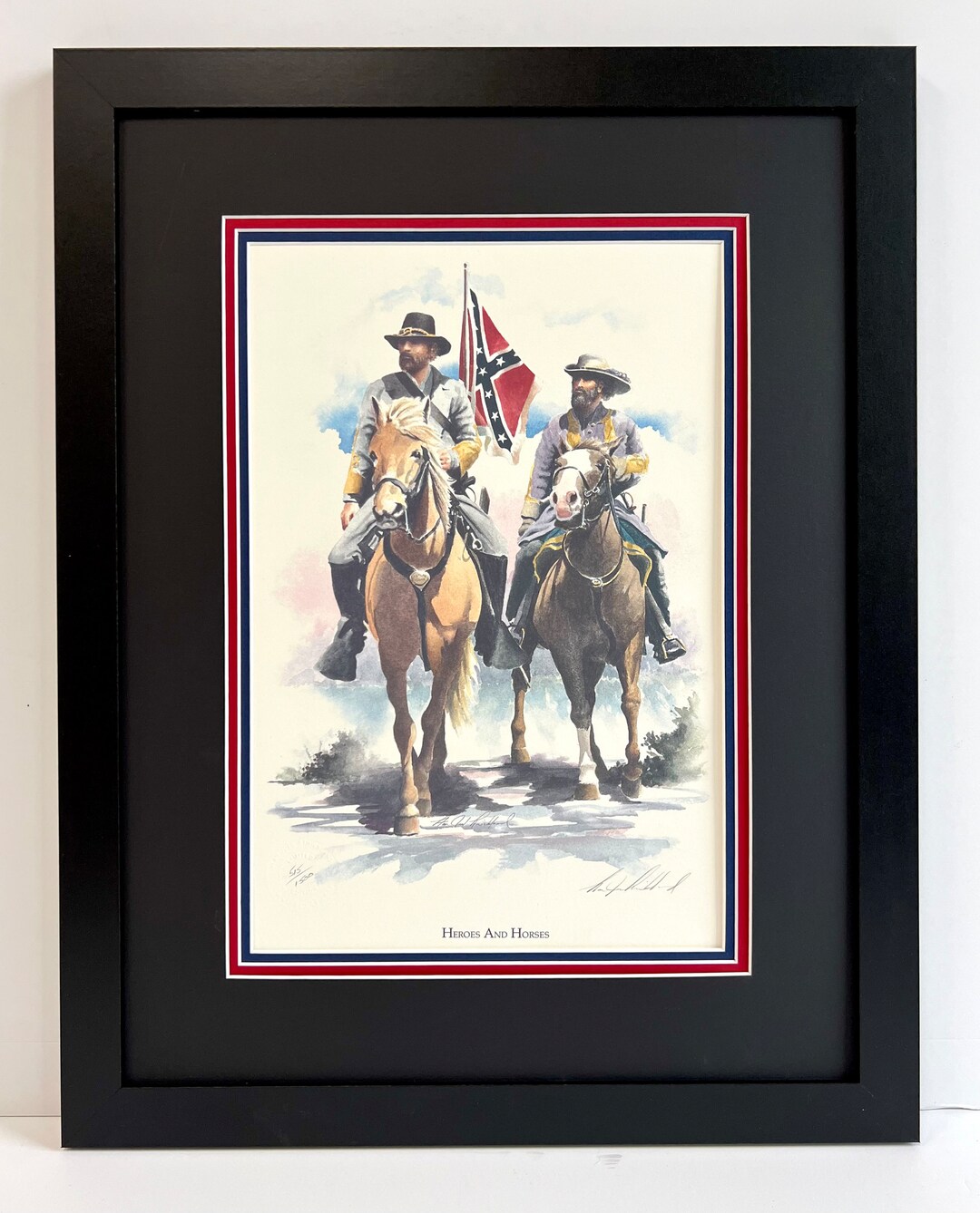 Stan Joel Strickland “heroes and Horses” Signed Numbered #515/1500 ...