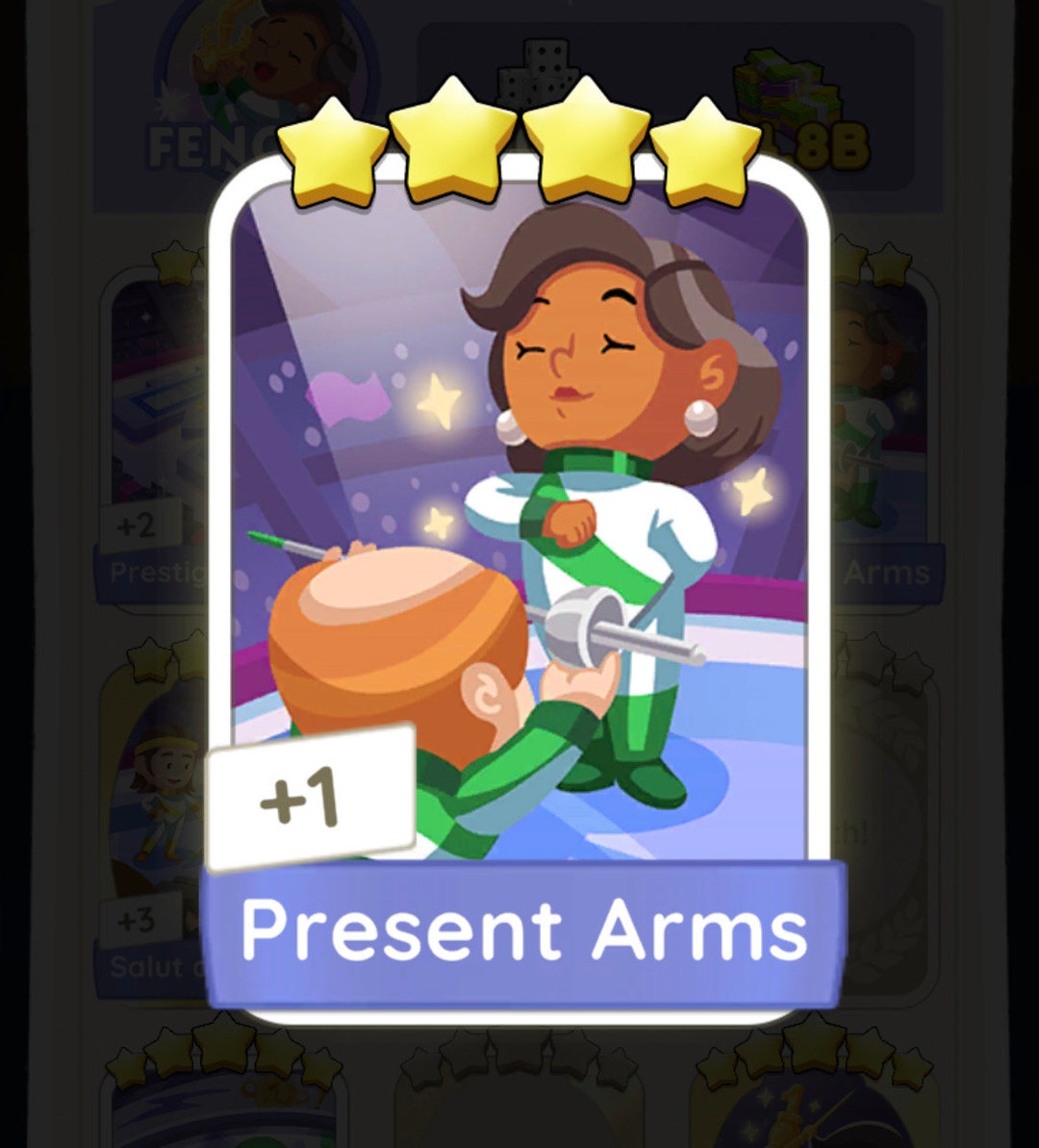 Monopolygo Present Arms 4 Star Sticker Set 22 - Etsy