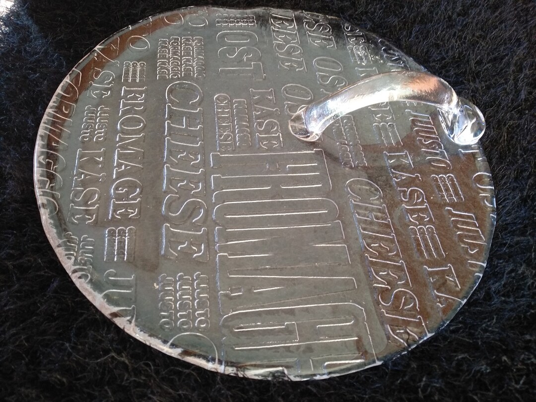 Glass Cheese Tray, Cheese Plate, Cheese Platter, Cheese Board Vintage ...
