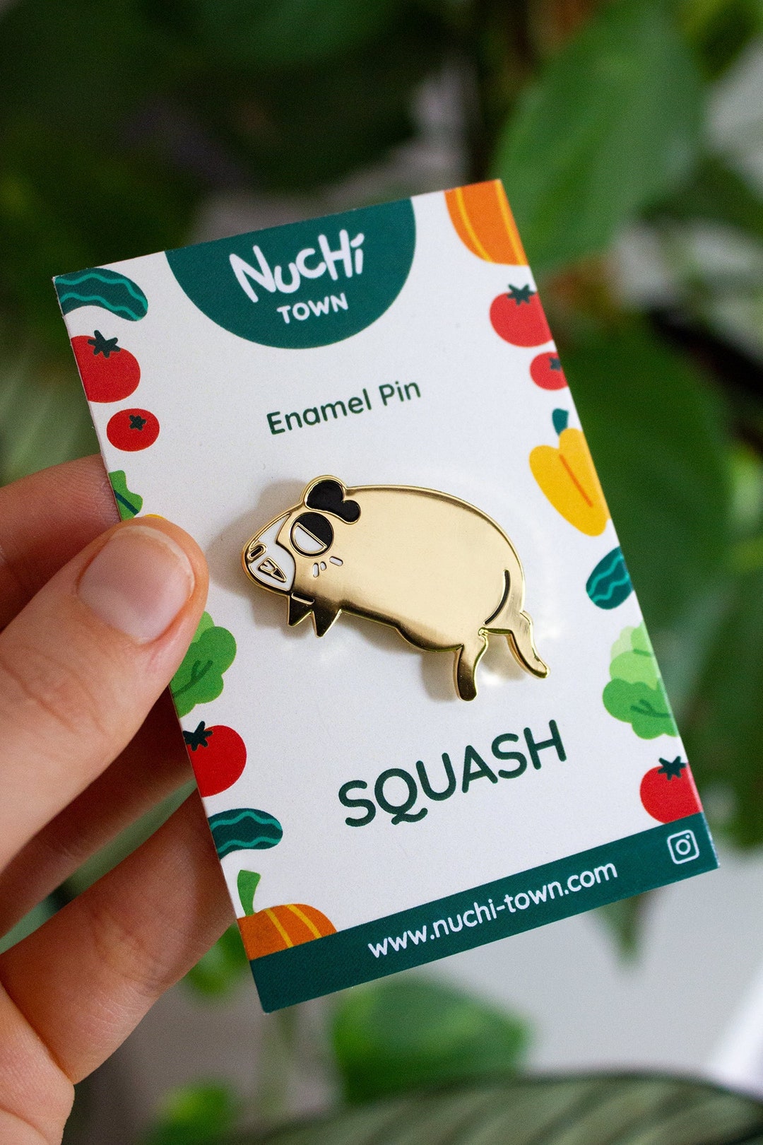Guinea Pig Enamel Pin "squash" - Etsy