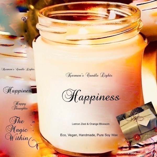 Happiness Candle - Etsy UK