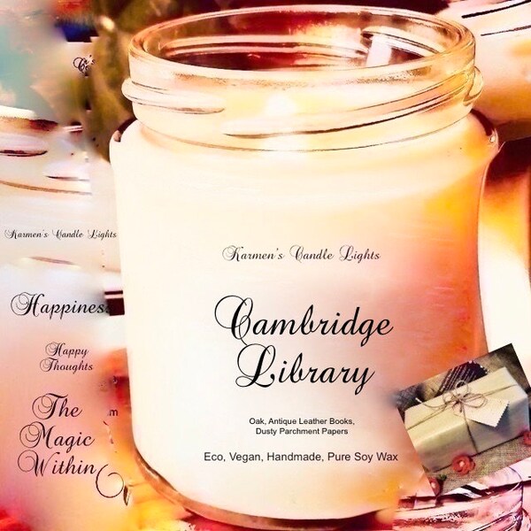 Library Candle - Etsy