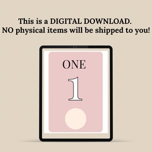 Printable Number Flashcards - Etsy