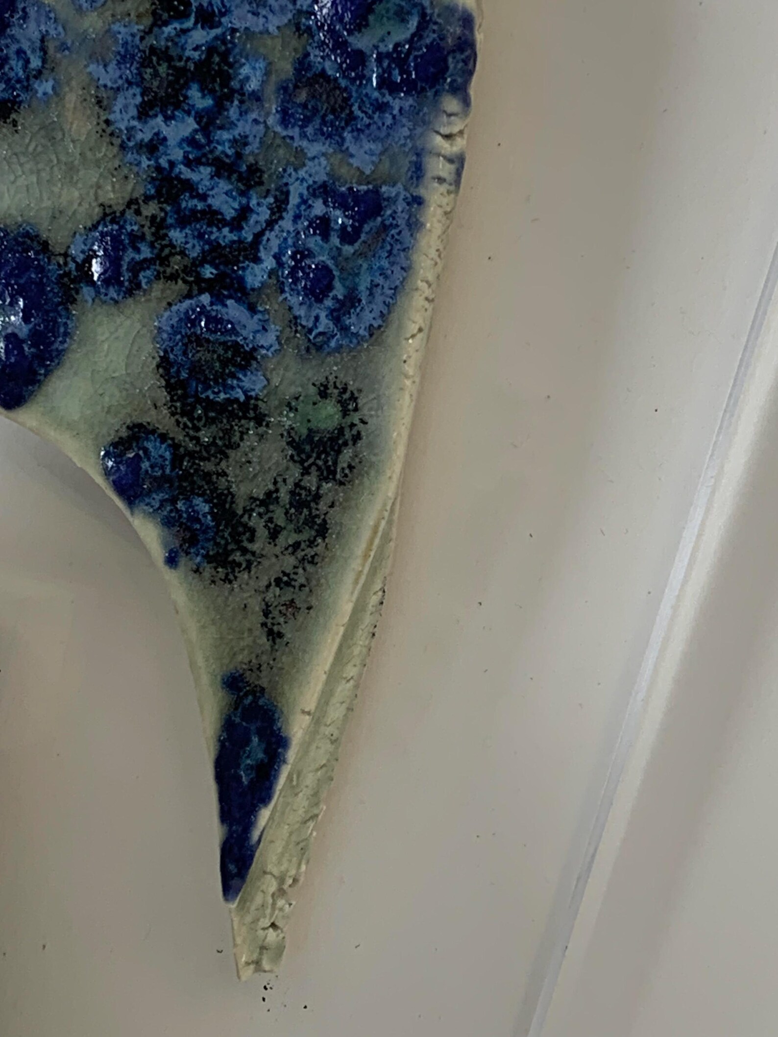 Blueberry Splatter Clock for the Wall. - Etsy