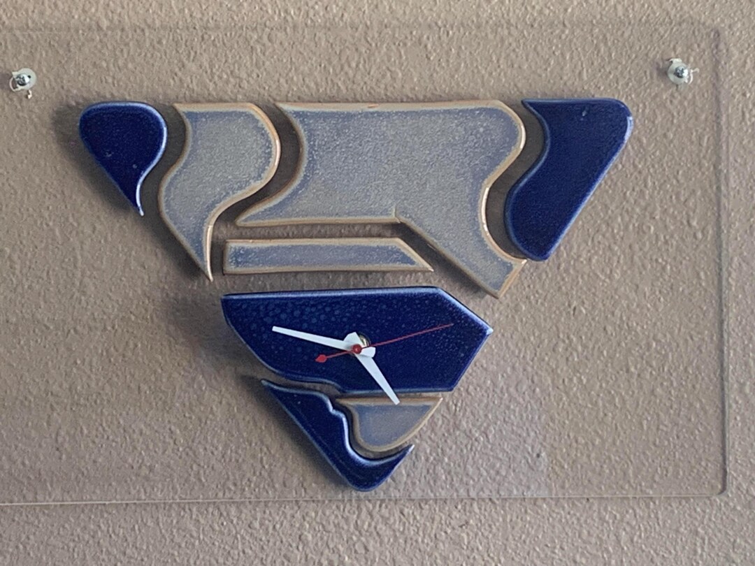 A Modern Mosaic Clock for the Ideal Wall. A Thoughtful Pattern With ...