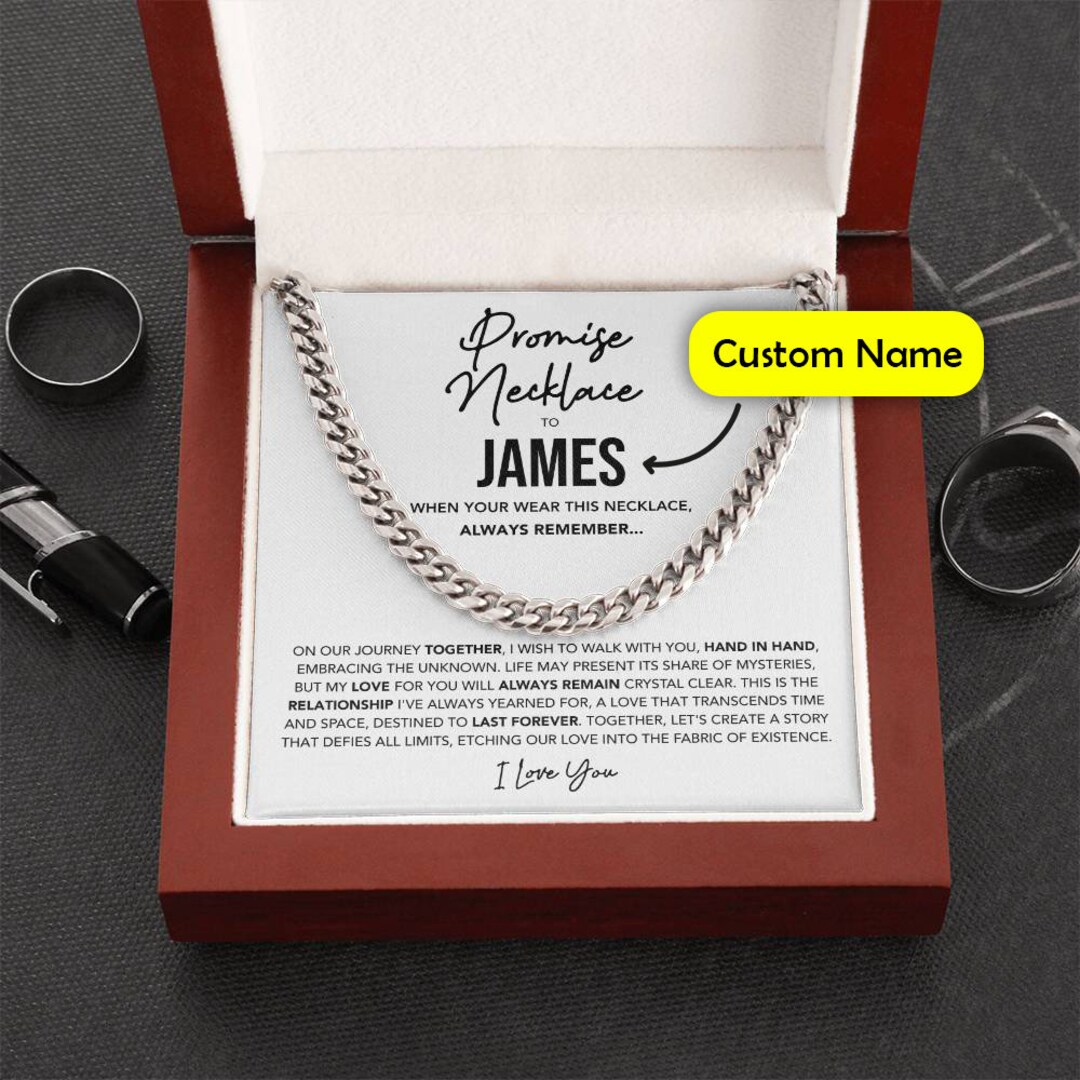 Promise Gift for Him Anniversary Gift for Him Boyfriend - Etsy