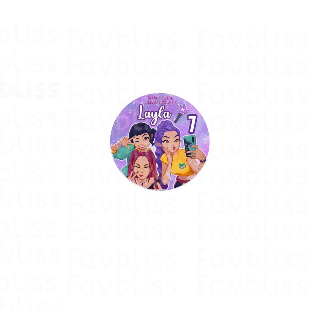 K Pop Label Stickers - Etsy Australia