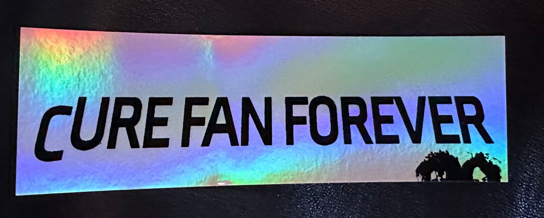 The Cure Forever - Long Sticker - Etsy