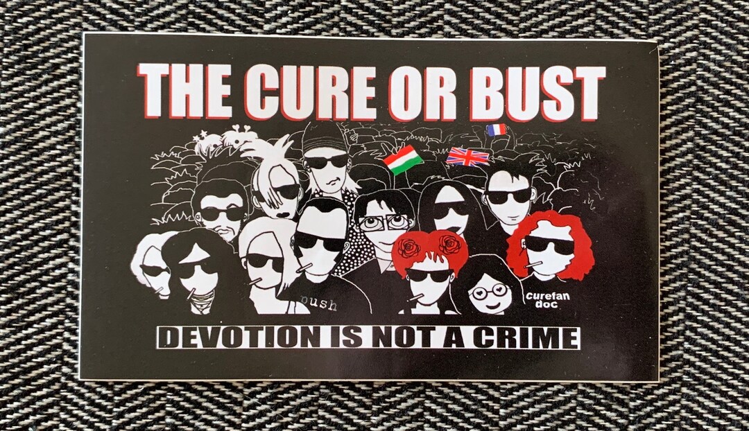 The Cure or Bust - Sticker - Etsy
