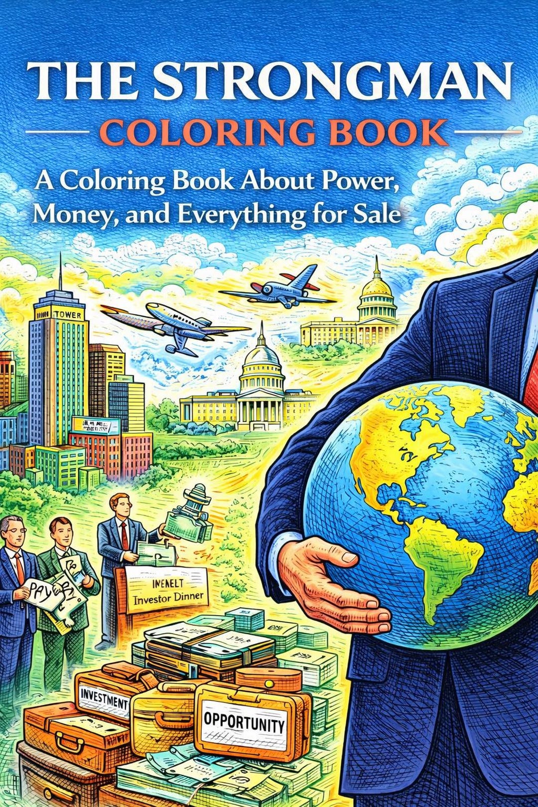 The Strongman Coloring Book: A Coloring Book About Power, Money, and ...