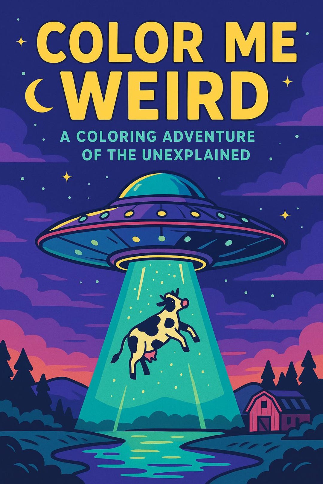 Color Me Weird Coloring Book PDF • 27 Weird & Paranormal Pages ...