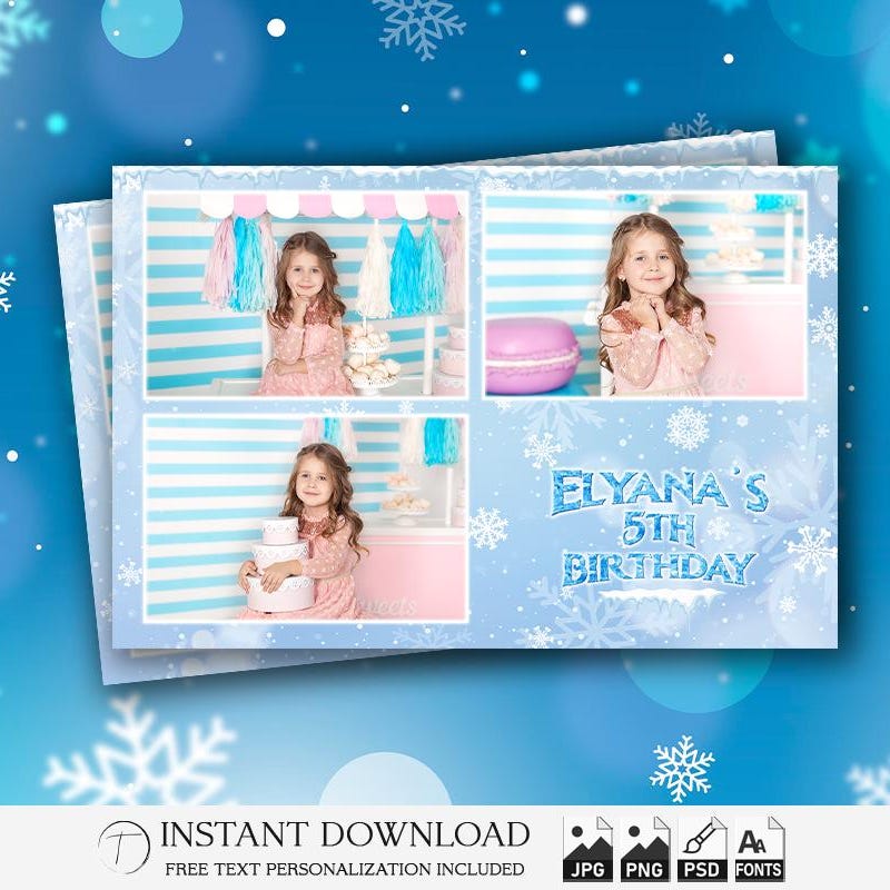 Frozen Photo Booth - Etsy