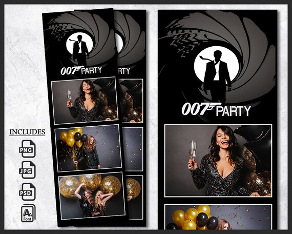 Invitaciones Para Fiesta De James Bond 007 Spectre: James Bond Se