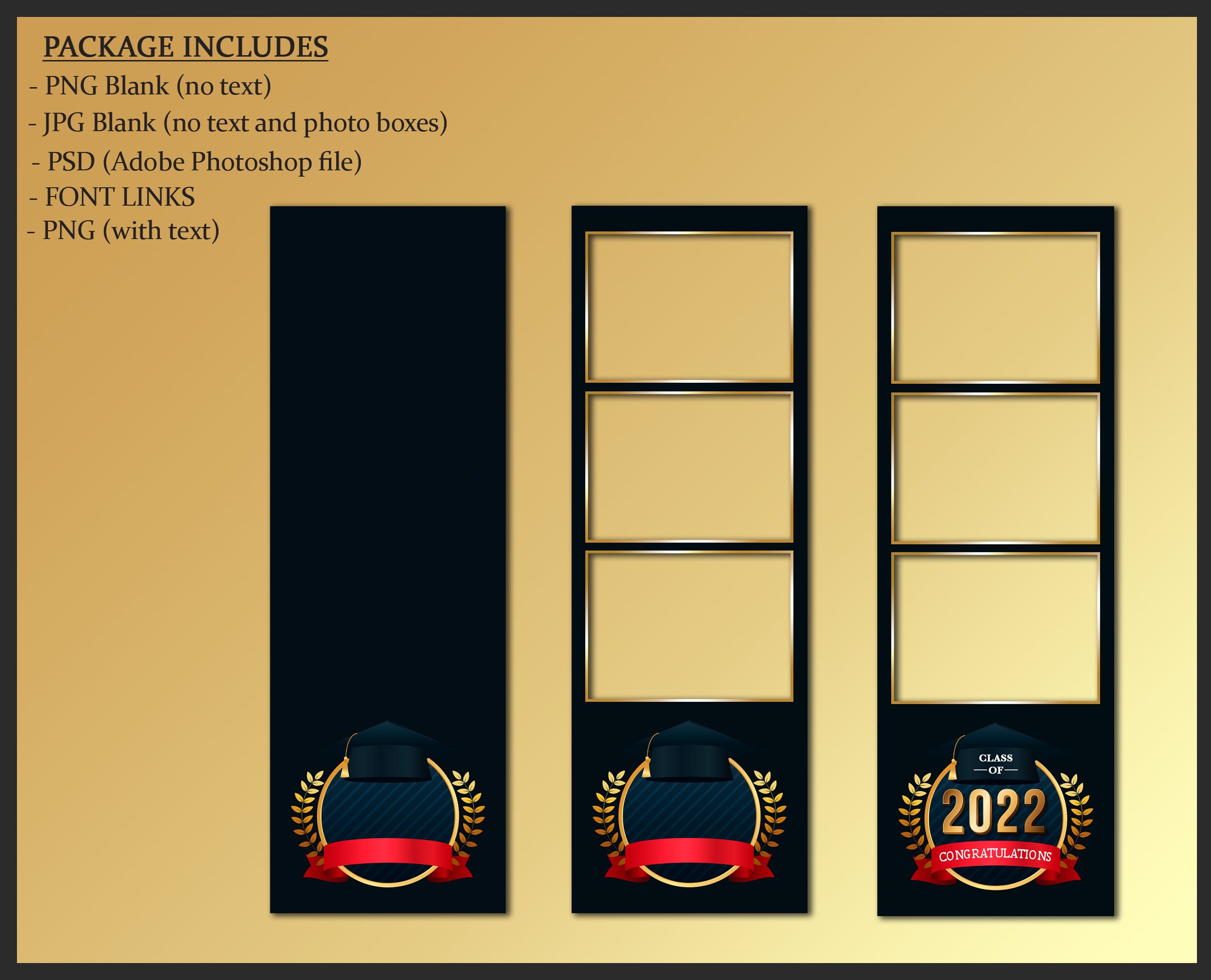 Graduation Photo Booth Template, Photobooth University, School Party ...