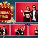 Movie Night Photo Booth Template 4x6 | Editable Film Strip Overlay PSD ...