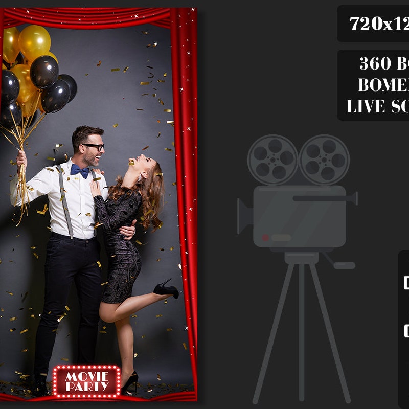 360 Photo Booth Overlay - Etsy