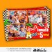 Race Car Photo Booth Template 4x6 | Editable Racing Party Overlay for ...