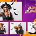 Halloween Photo Booth Template, 4x6 Background, Hallowe'en Pumpkin ...