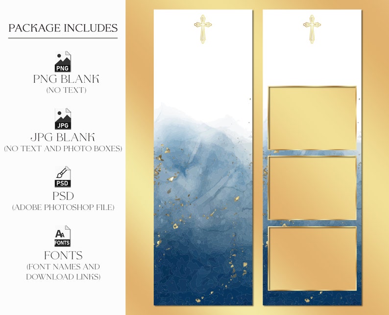Confirmation Photo Booth Template, Photobooth Watercolor Frame, Bridal ...