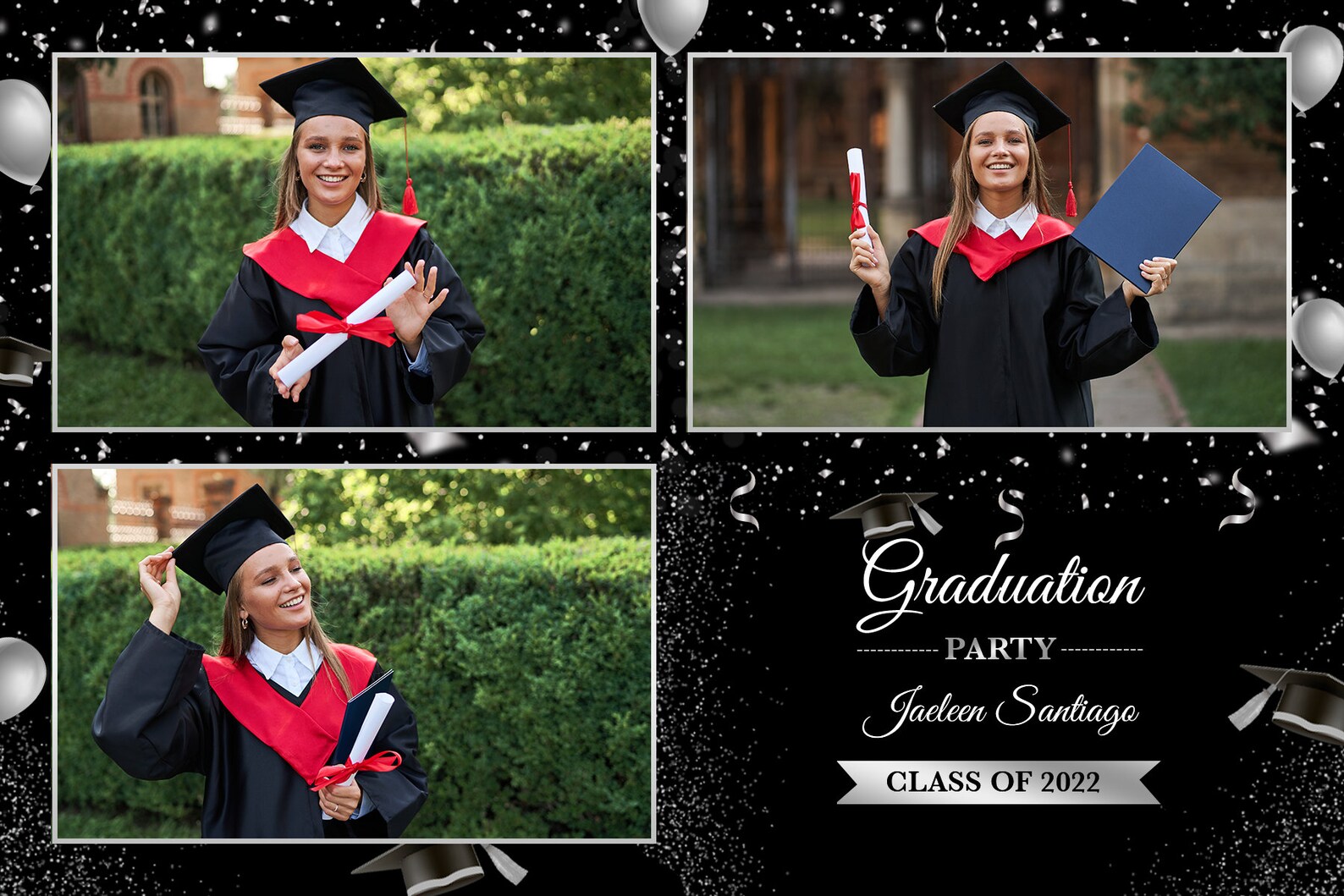 Graduation Photo Booth Template, Photobooth University, School Party ...