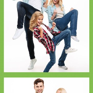 Family Day Photo Booth Template, Photobooth World Frame, 2x6 Background ...
