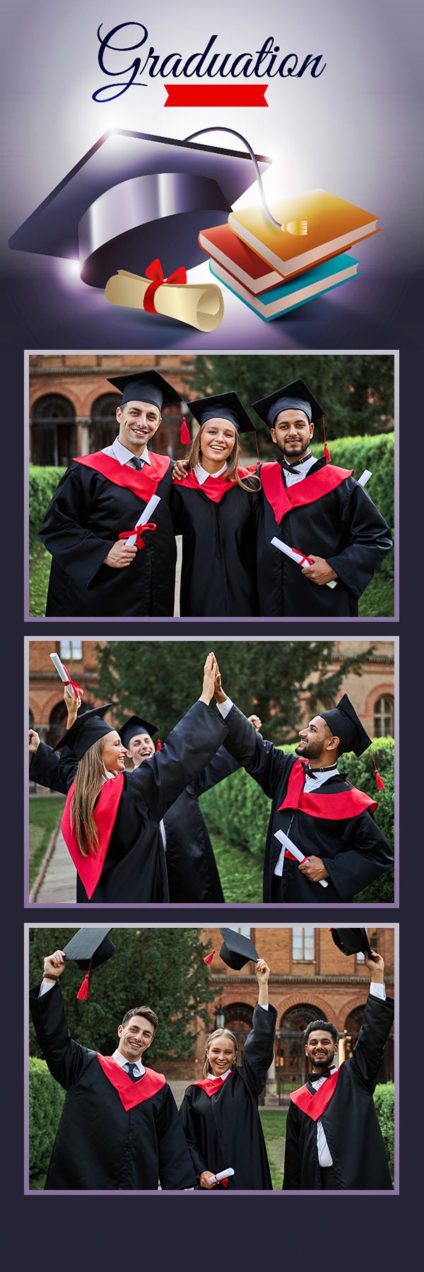 Graduation Photo Booth Template, Photobooth University, School Party ...