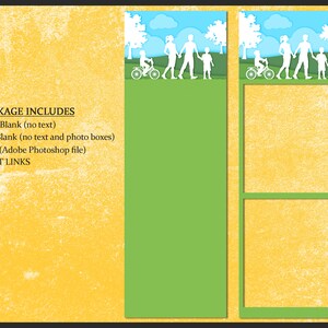 Family Day Photo Booth Template, Photobooth World Frame, 2x6 Background ...