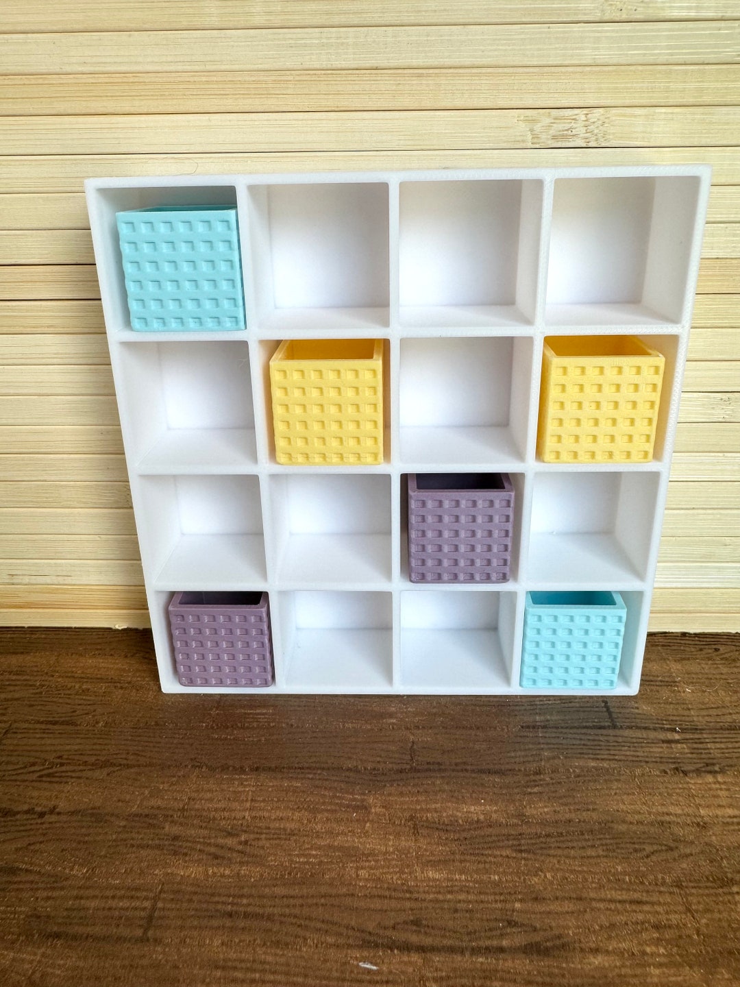 Cube Shelves, Dollhouse Miniature Cube Storage, 1:12 Scale, Multiple ...