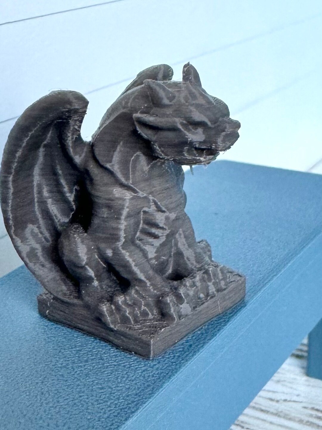 Miniature Gargoyle Statue, Dollhouse Garden Statue, Halloween Decor - Etsy